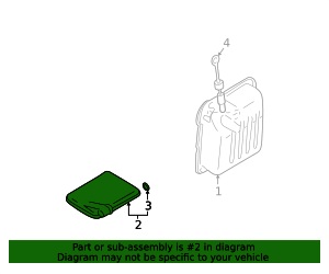 1997-2012 Mitsubishi Transmission Oil Filter MD758684 | Mitsubishi ...