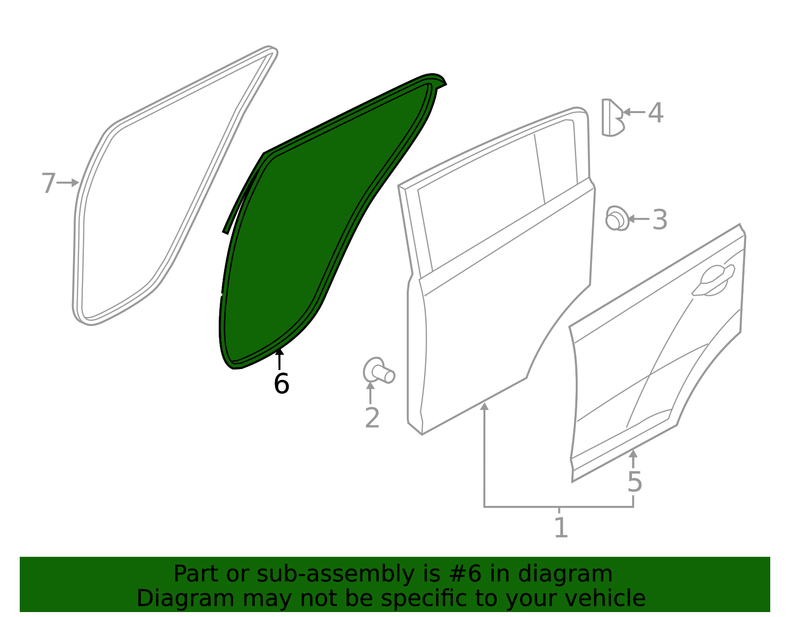 83140-D9000 - Door Weather-Strip 2017-2022 Kia Sportage | Kia.Parts Store