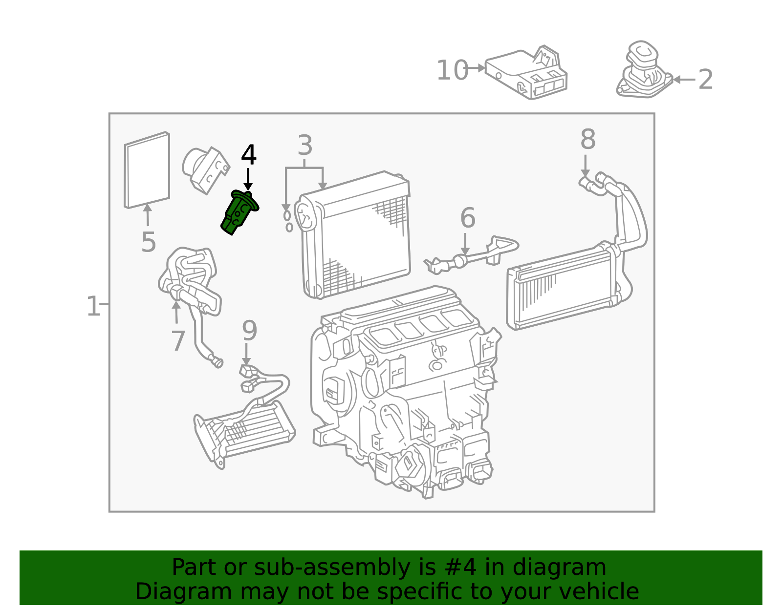 2008-2020 Toyota Land Cruiser Expansion Valve 88515-50190 | OEM Parts ...