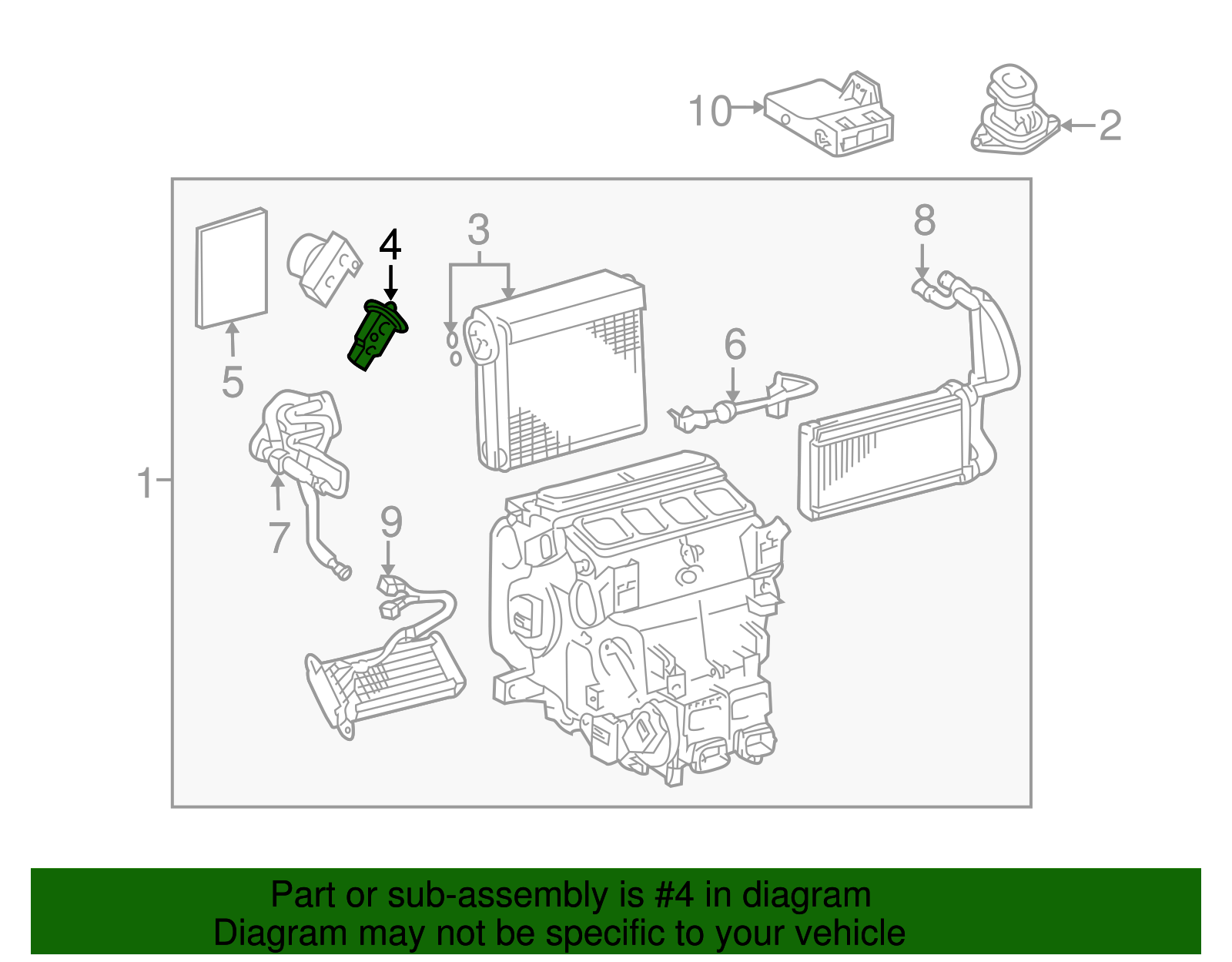 2008-2020 Toyota Land Cruiser Expansion Valve 88515-50190 | OEM Parts ...