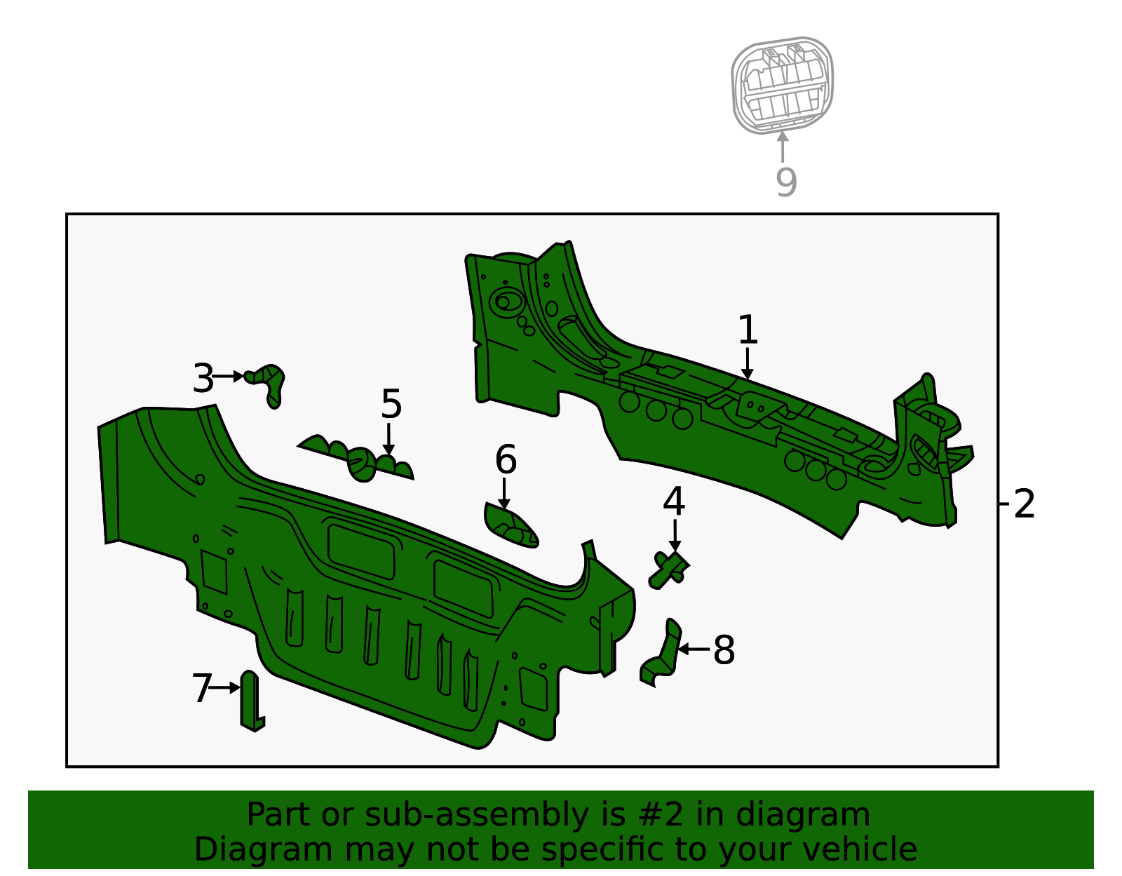 2018-2024 GMC Terrain Rear Body Panel 84856572 | Chevy Parts Pros