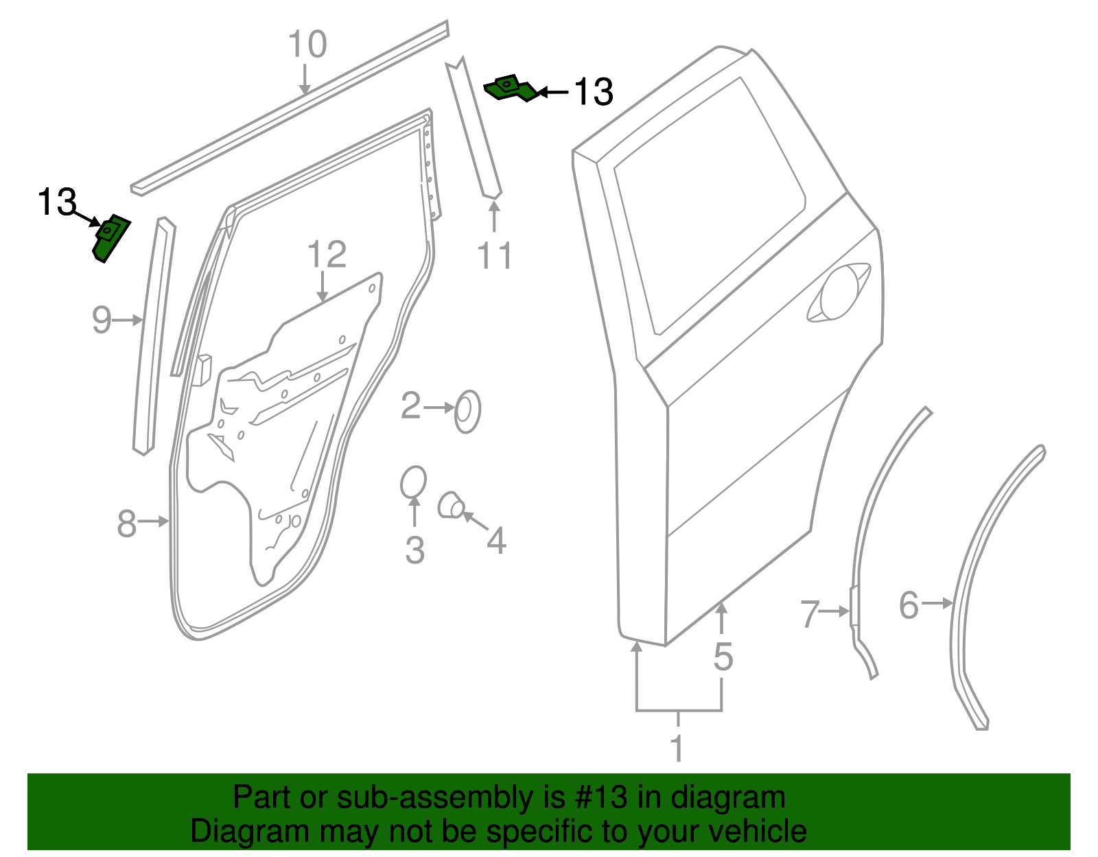 822D5-3JA0B - Corner Trim 2014-2020 Nissan Pathfinder | Official Nissan ...