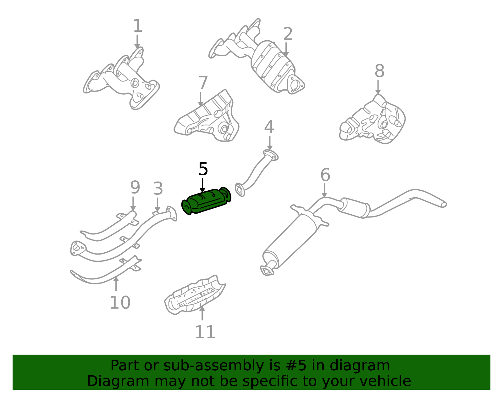 20802-3S525 - Catalytic Converter 1998-2004 Nissan | Boro Nissan Parts
