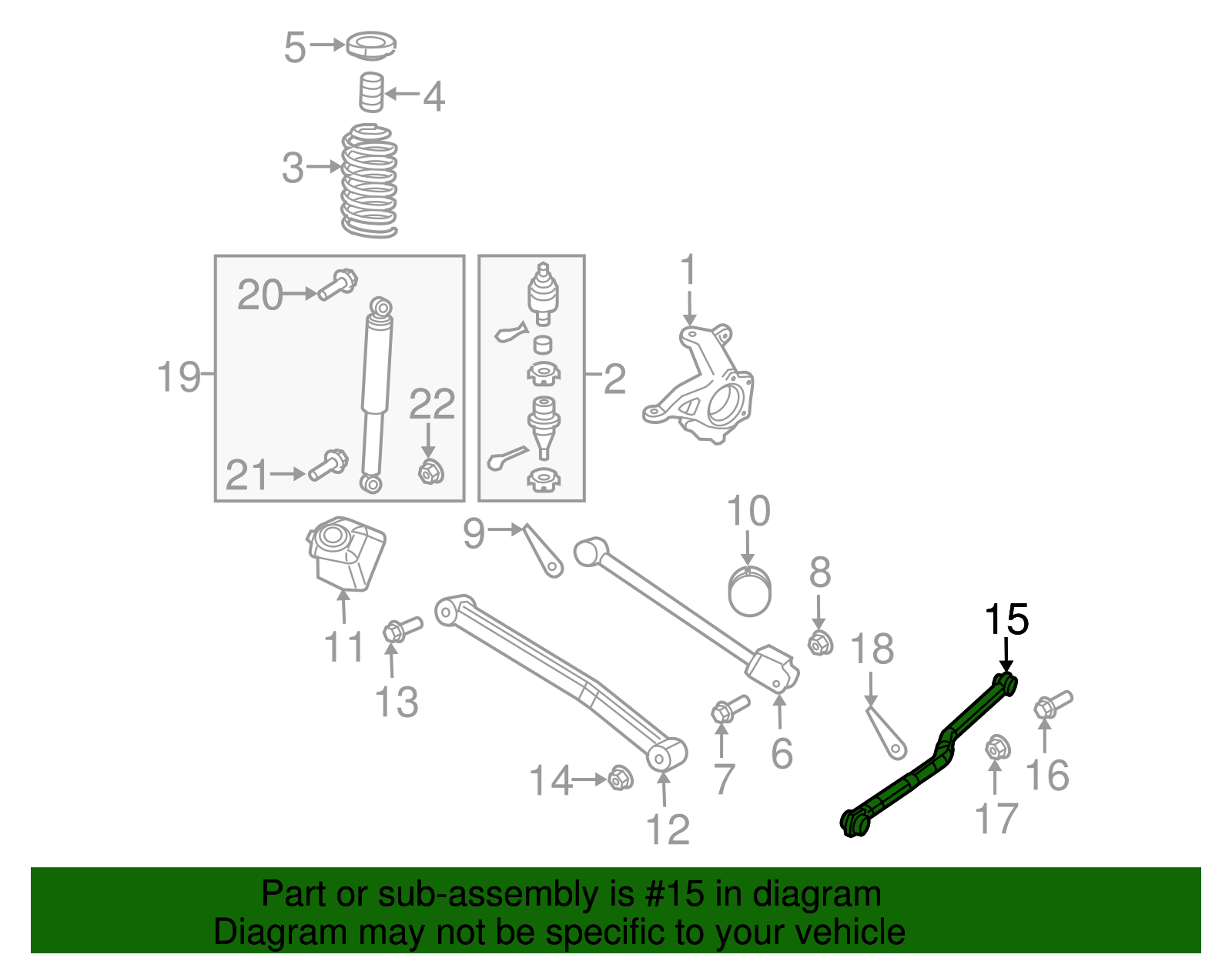 2018-2024 Jeep Bar 68524201AA | Mopar Parts Canada