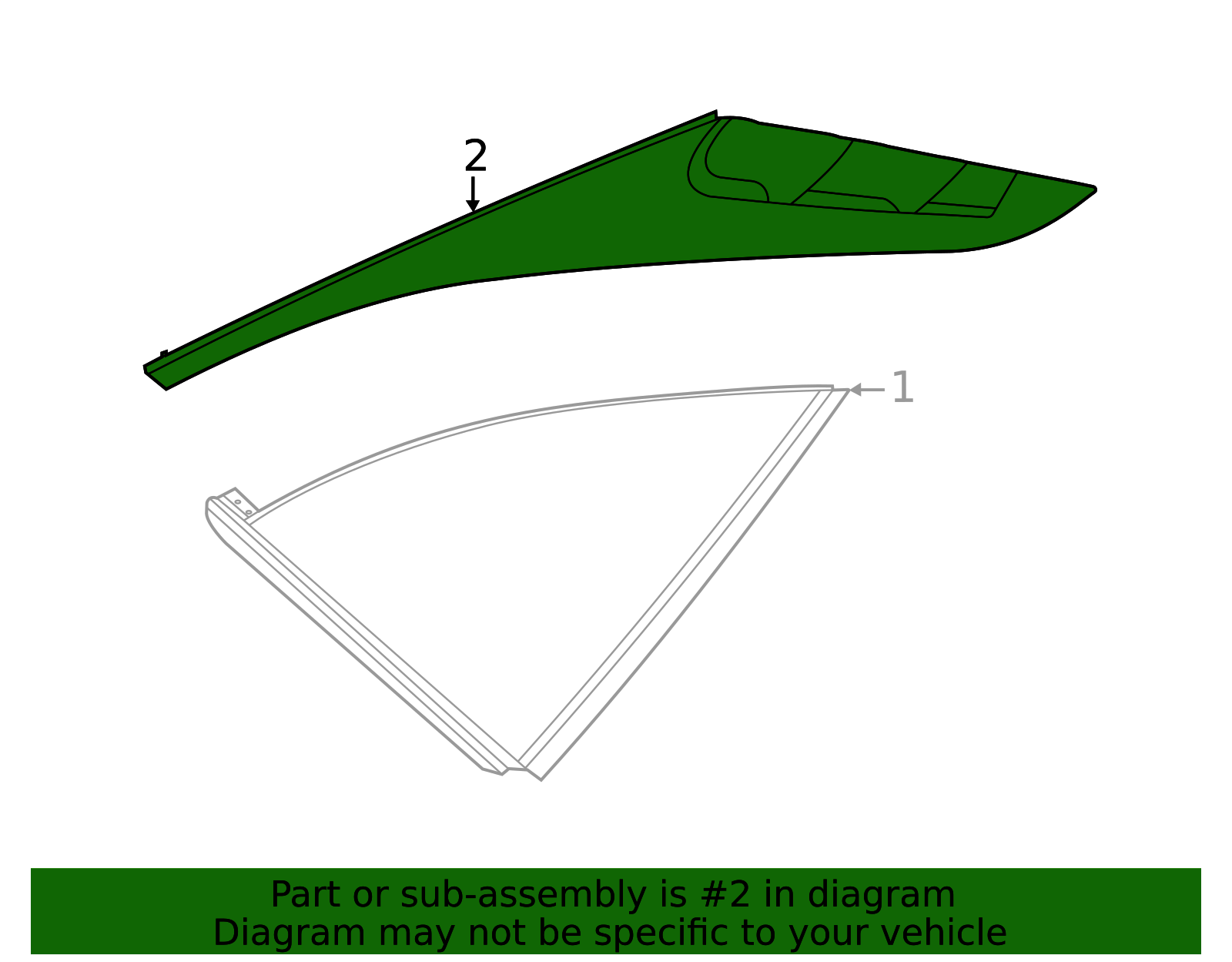 2025 Hyundai Tucson Body D-Pillar Molding 87850-CW100 | MotorMotor