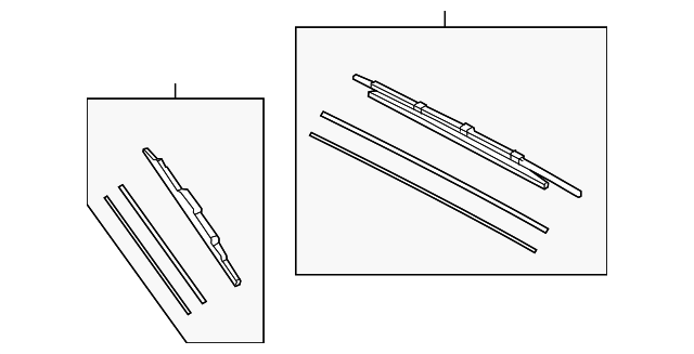 1990-2026 Hyundai Wiper Blade-Passenger 99H09-AKA16-C | OEM Parts Online