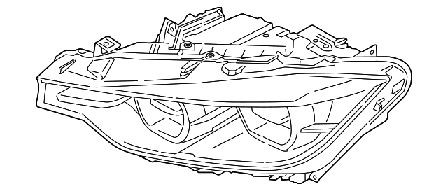 63117419630 - 2016-2019 BMW Composite Headlamp (63-11-7-419-630) | BMW ...