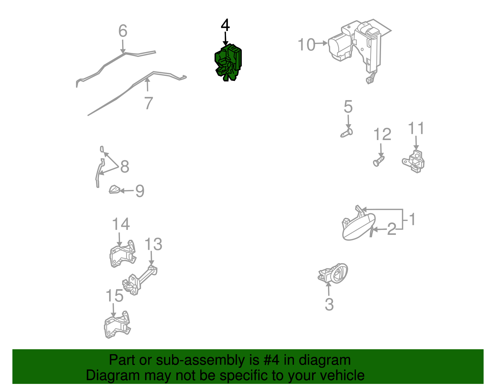 2004-2008 Chevrolet Lock 96260993 | Capital Chevy Parts