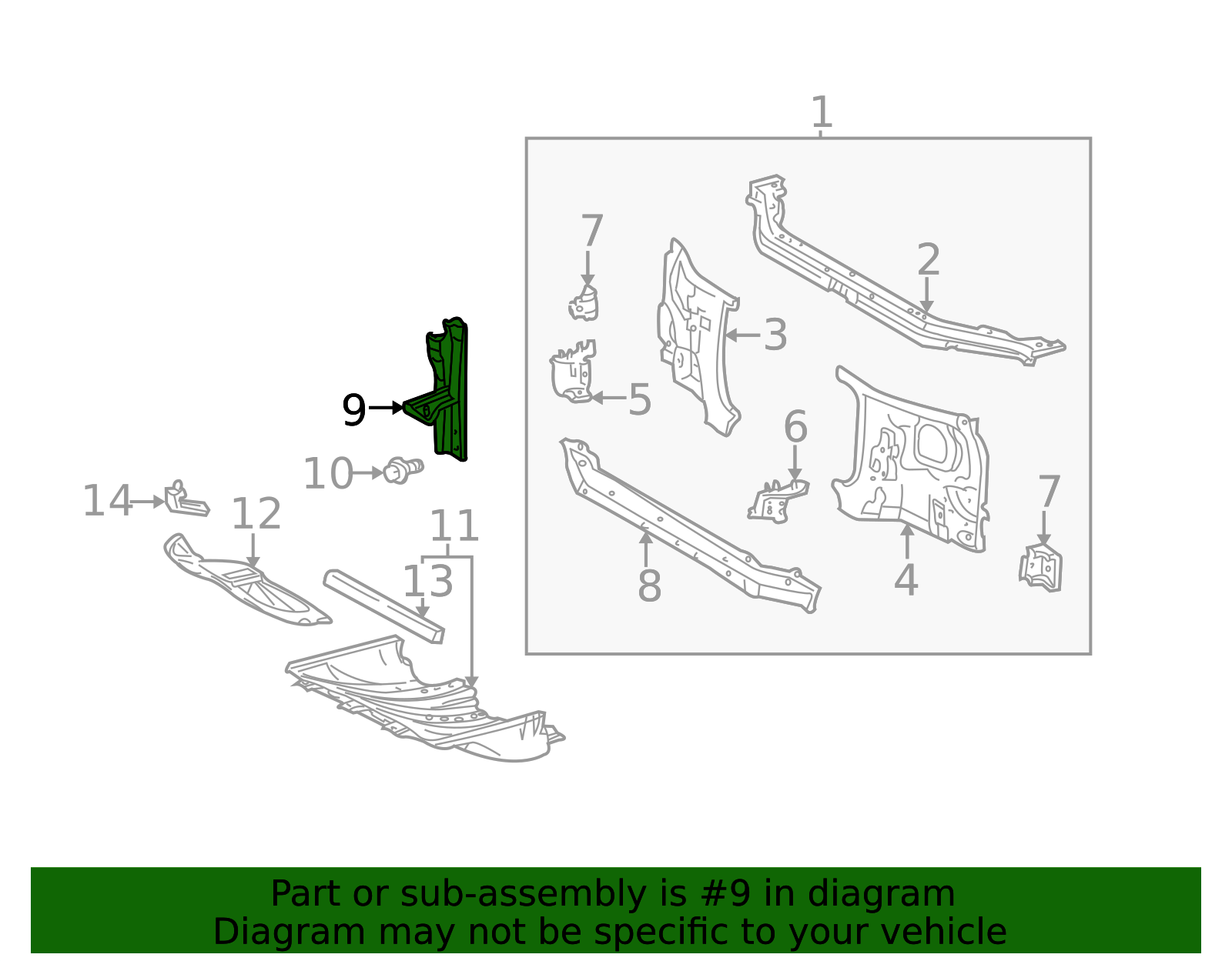 2003-2006 Toyota Tundra Lock Support 53209-0C030 | MotorMotor