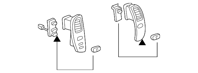 Genuine Toyota Vent Grille part# 55660-60190 for 2003-2007 Toyota Land ...