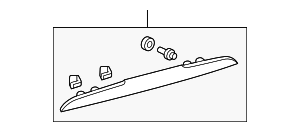75132-60080 - License Shield - 2004-2009 Lexus GX470 | My L Parts