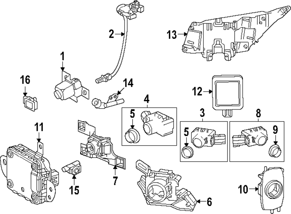 88210-0E060 - 2023-2024 Lexus - Distance Sensor | My L Parts