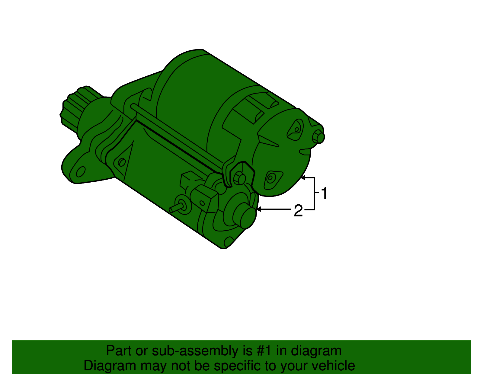 28100-28072 - Starter Motor - 2010-2018 Toyota | OEM Genuine Toyota Parts