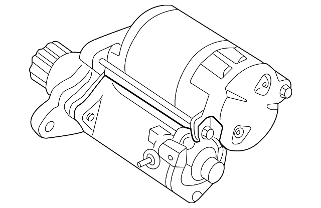 Genuine Toyota Starter Motor part# 28100-28072 for 2010-2018 Toyota ...