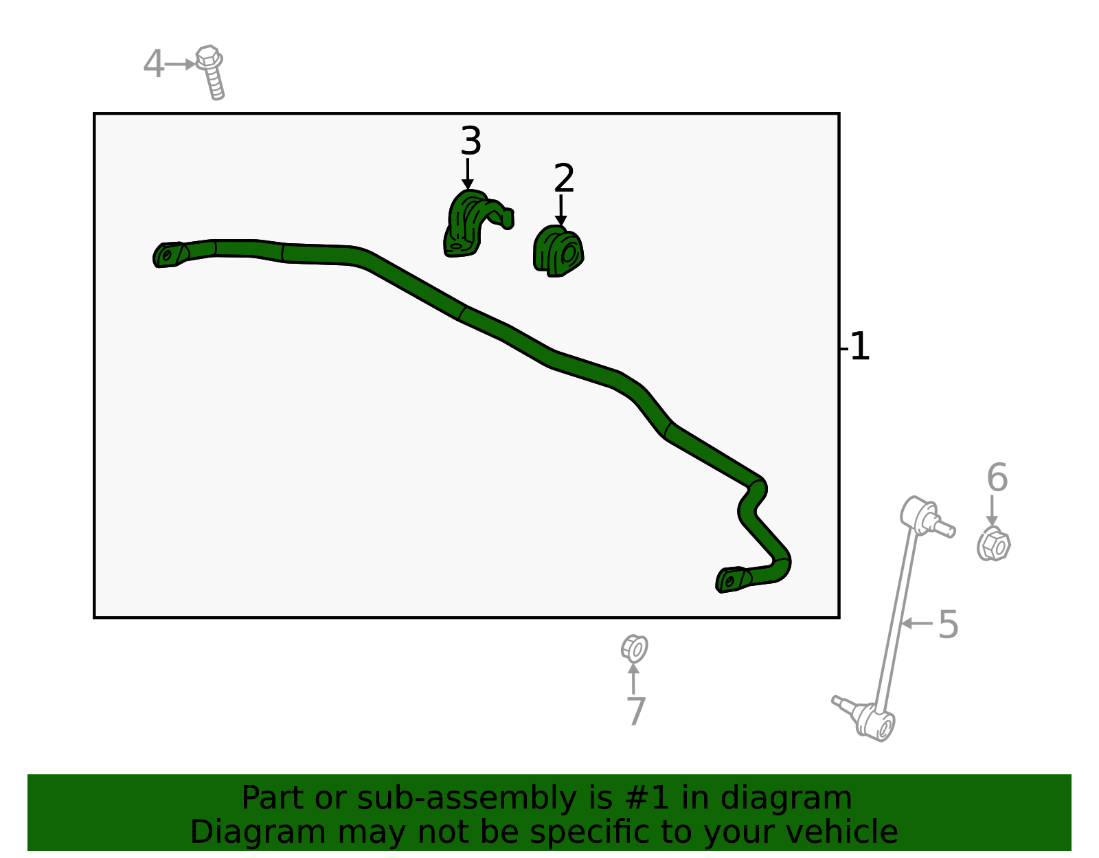 2021-2025 Hyundai Elantra Stabilizer Bar 54810-AA000 | MotorMotor