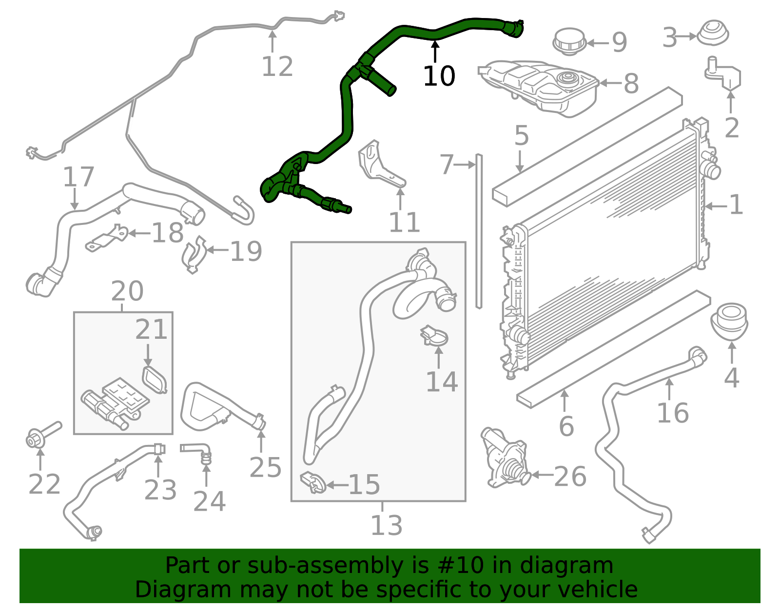 2014-2022 Ford Transit Connect | Overflow Hose | DV6Z-8075-A | Walls ...