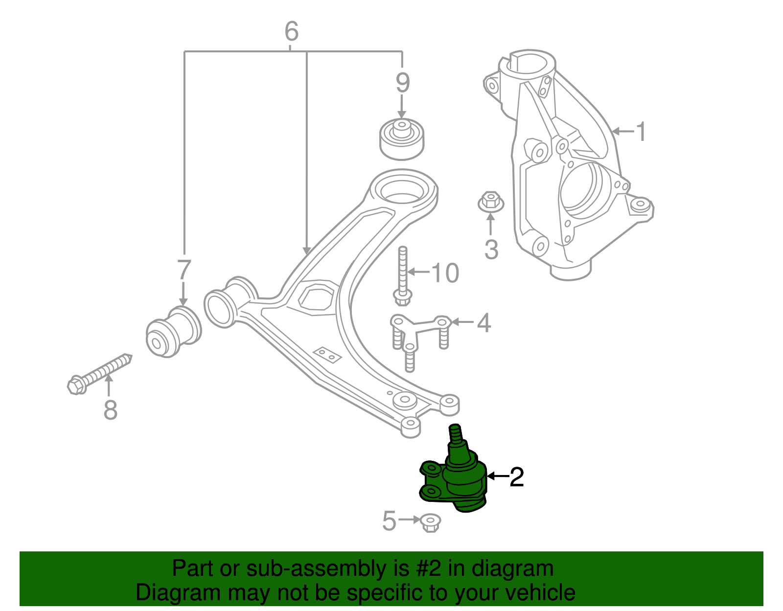 Genuine Audi 8J0-407-365 | Ball Joint | FREE Shipping on Most Orders ...
