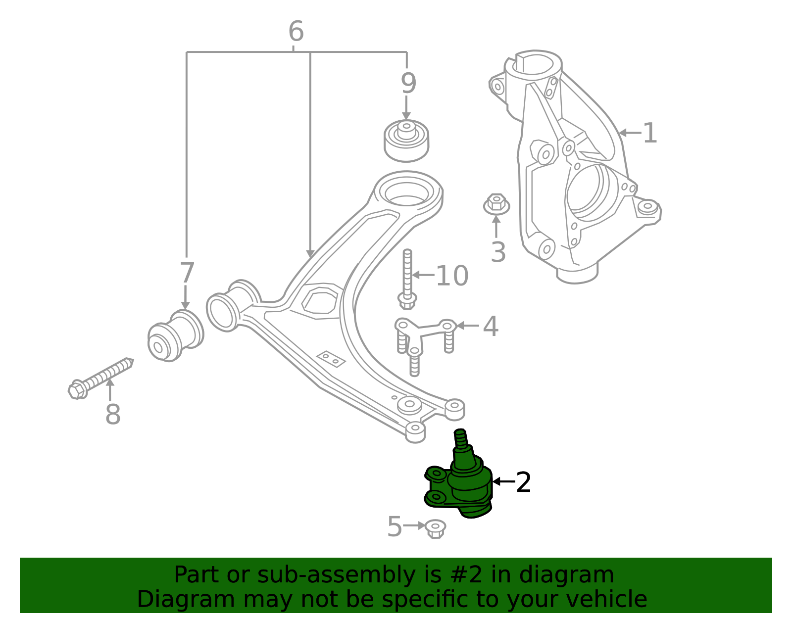 2008-2023 Audi Ball Joint 8J0-407-366 | OEM Parts Online