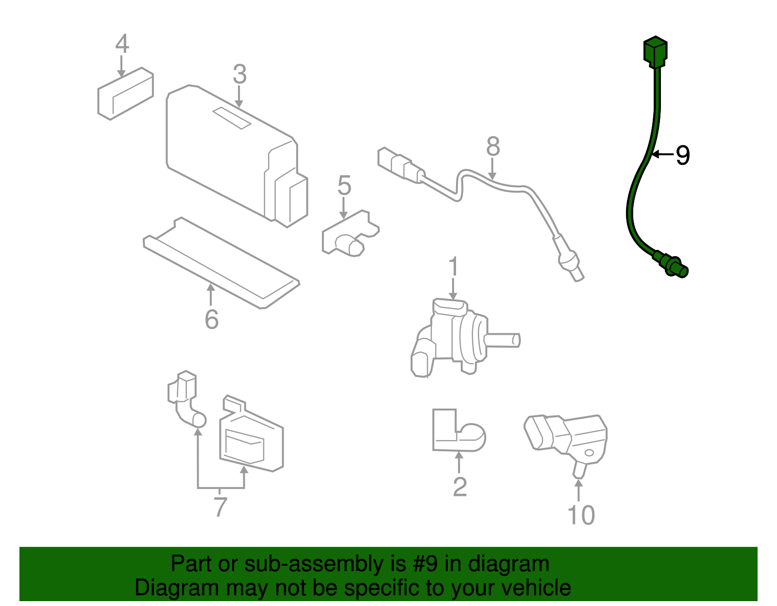 Hyundai - 39210-3CDB0 - Oxygen Sensor - 2012-2017 Hyundai Azera | OEM ...