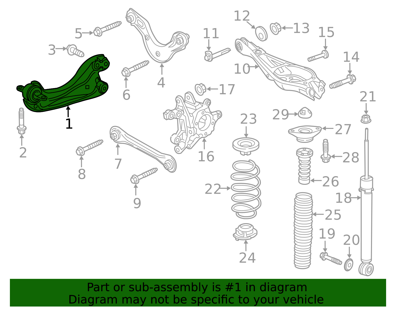 52360-TBH-A00 - High-Quality Suspension Trailing Arm for 2016-2020 ...