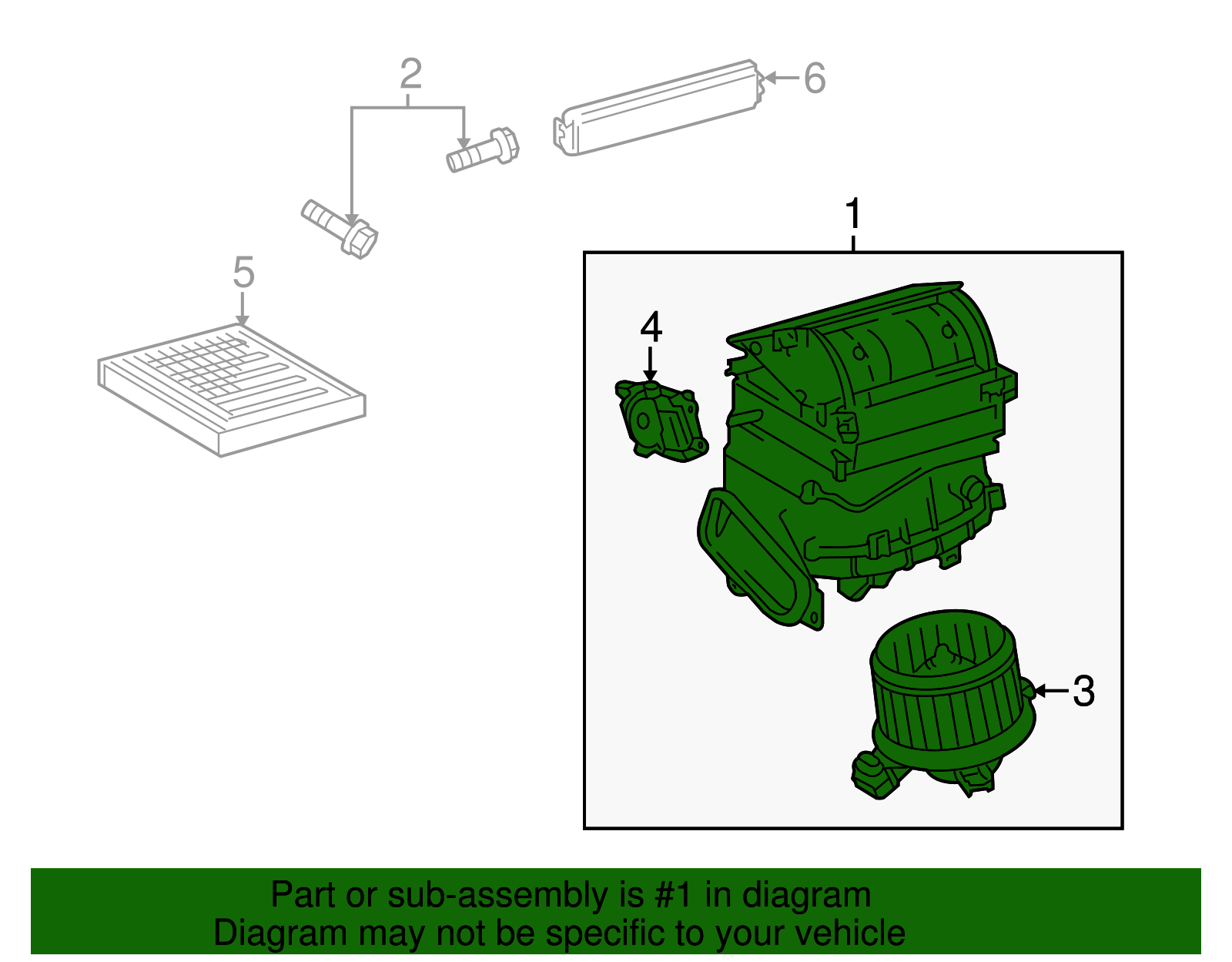 Genuine Toyota Blower Assembly part# 87130-47140 for 2010-2017 Toyota ...