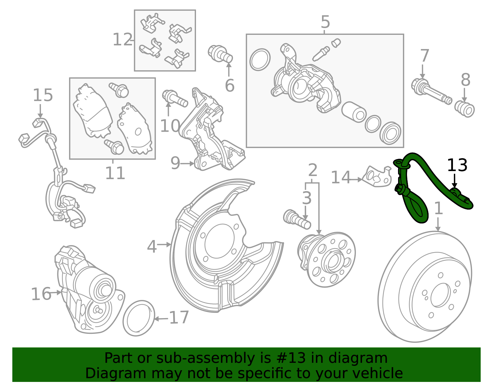 2025 Toyota Corolla Flex Hose 90947-02L64 | Toyota Parts Center