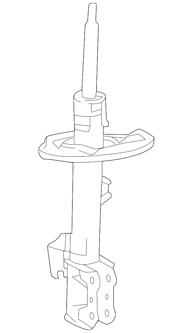 48510-80786 - Strut 2016-2019 Lexus | Longo Lexus Parts
