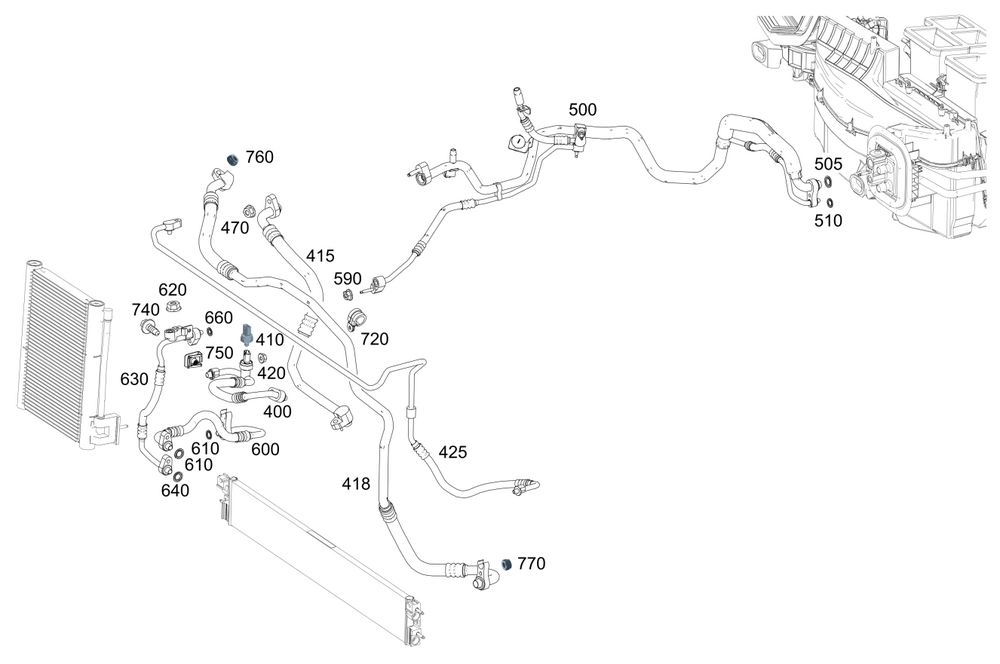 177-830-23-02 - Refrigerant Line 2014-2026 Mercedes-Benz | Mercedes ...