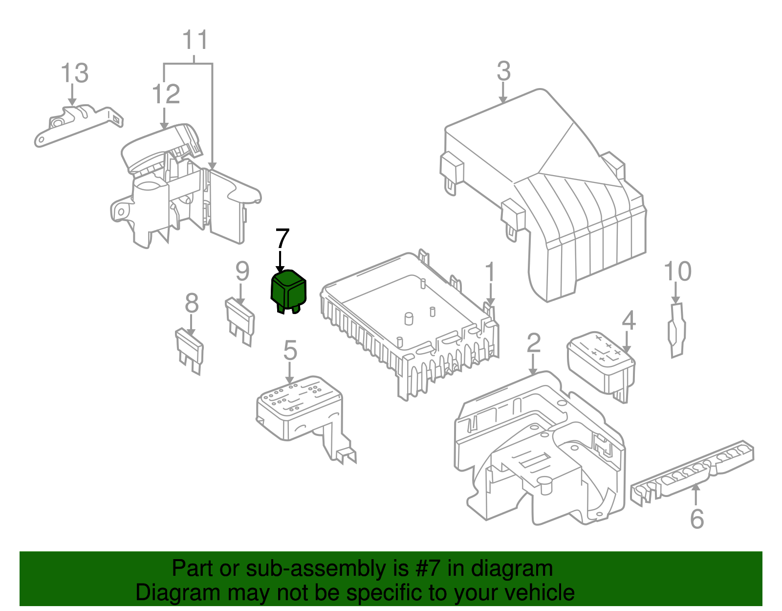 1995-2017 Volkswagen Fuel Pump Relay 191-906-383-C | VW Direct Auto Parts