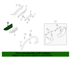 2015-2019 Land Rover Discovery Sport Louver LR058536 | OEM Parts Online
