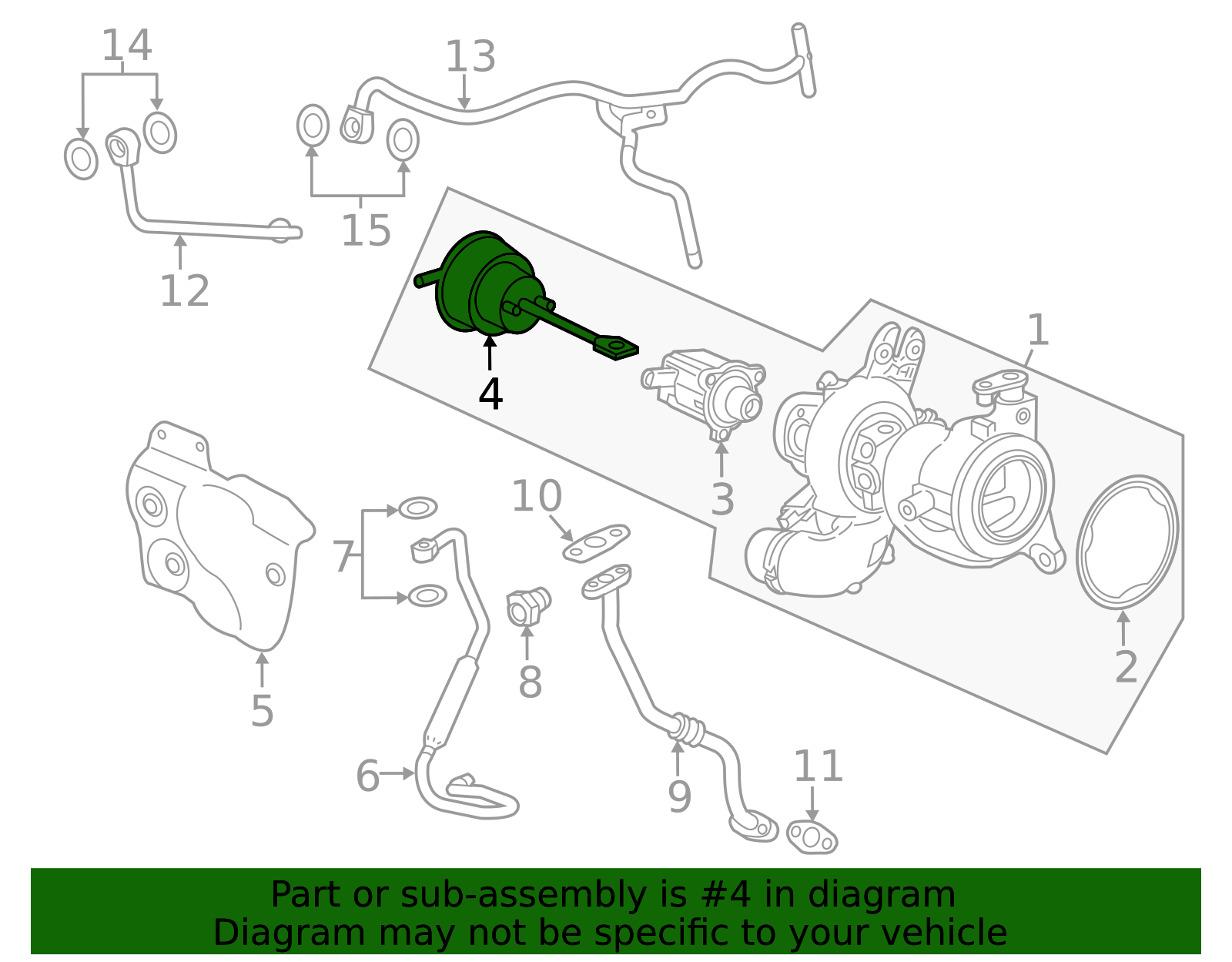 2021-2022 GM Wastegate 12703415 | Courtesy Parts