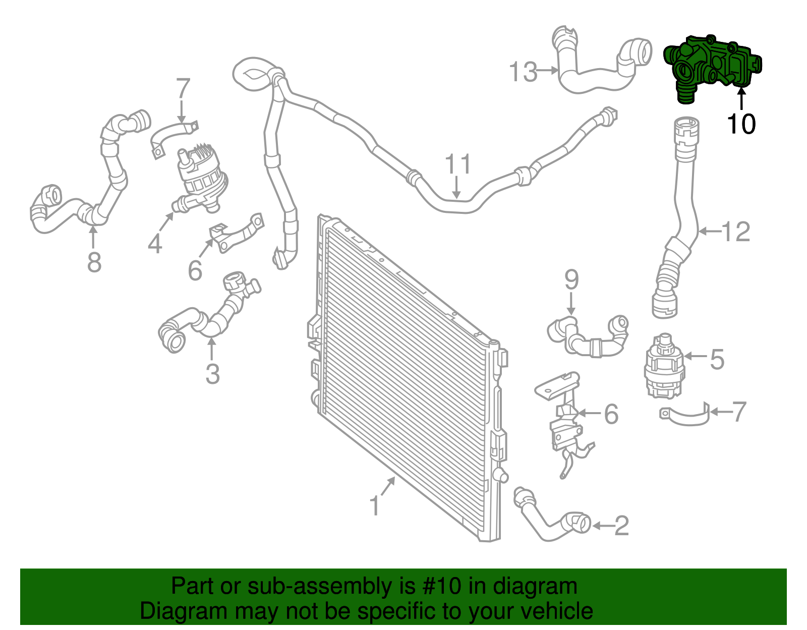 000-506-19-00 - Mercedes-Benz Changeover Valve 2018 Mercedes-Benz E 63 ...