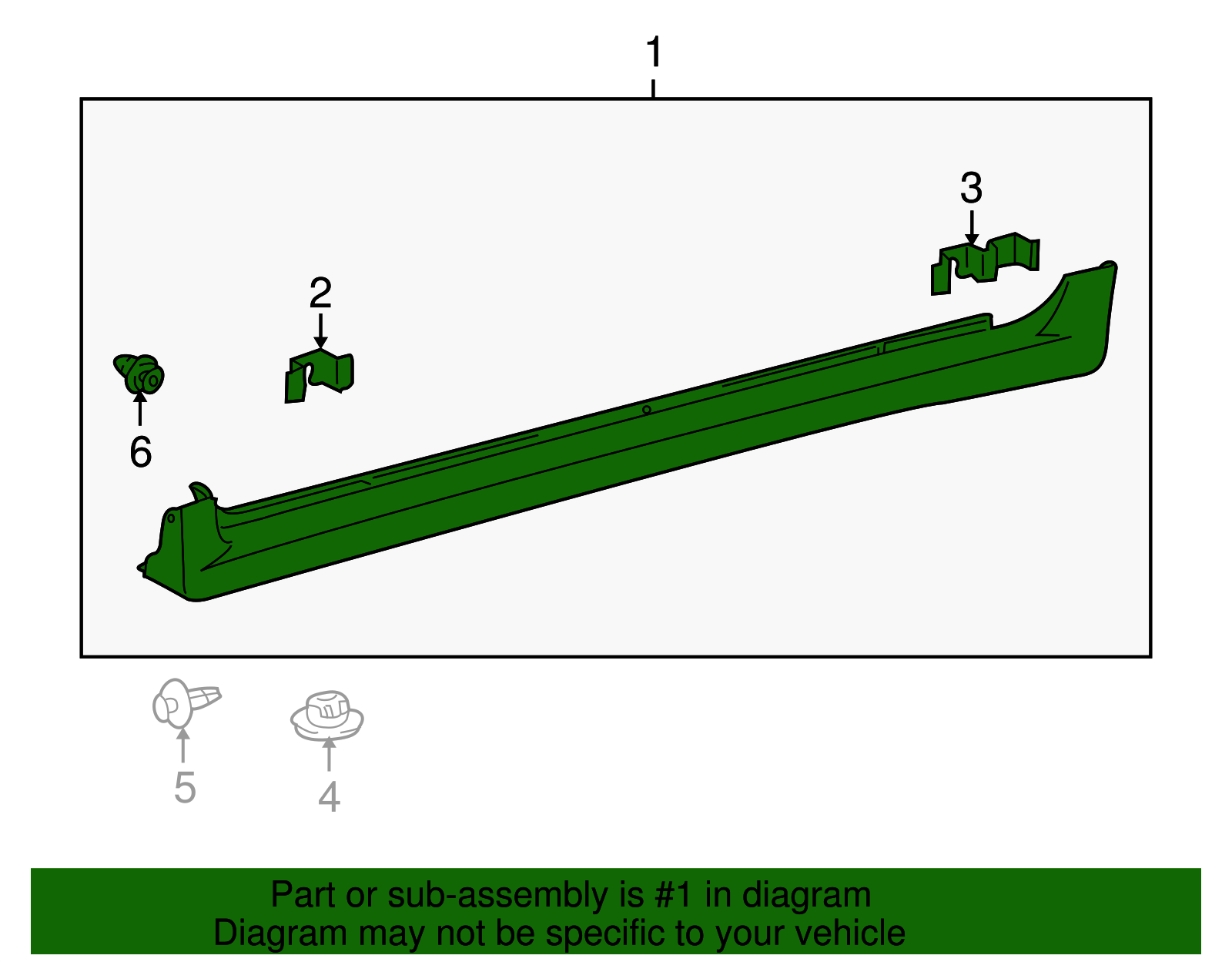 Toyota Parts Rocker Molding 75860-02902 | Toyota Parts|Toyota Online ...