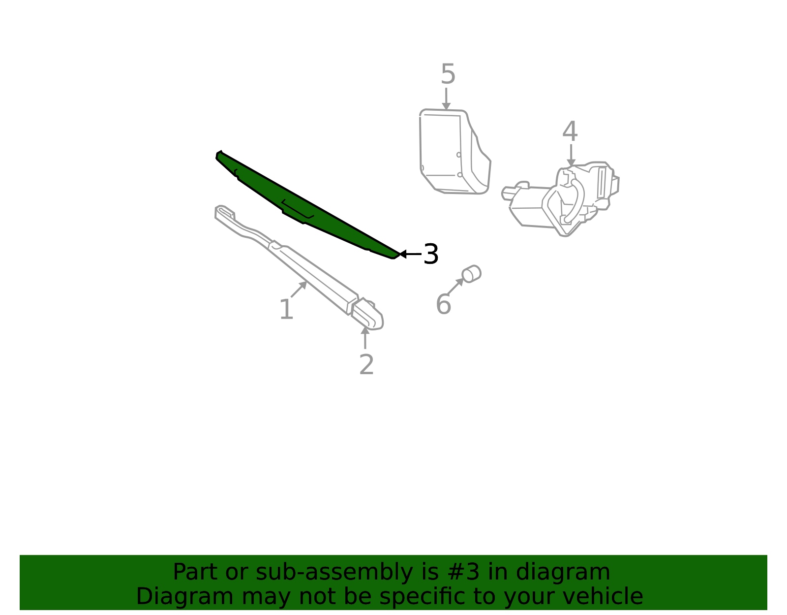 2007-2018 Jeep Wiper Blade 68018929AA | Mopar Parts Canada