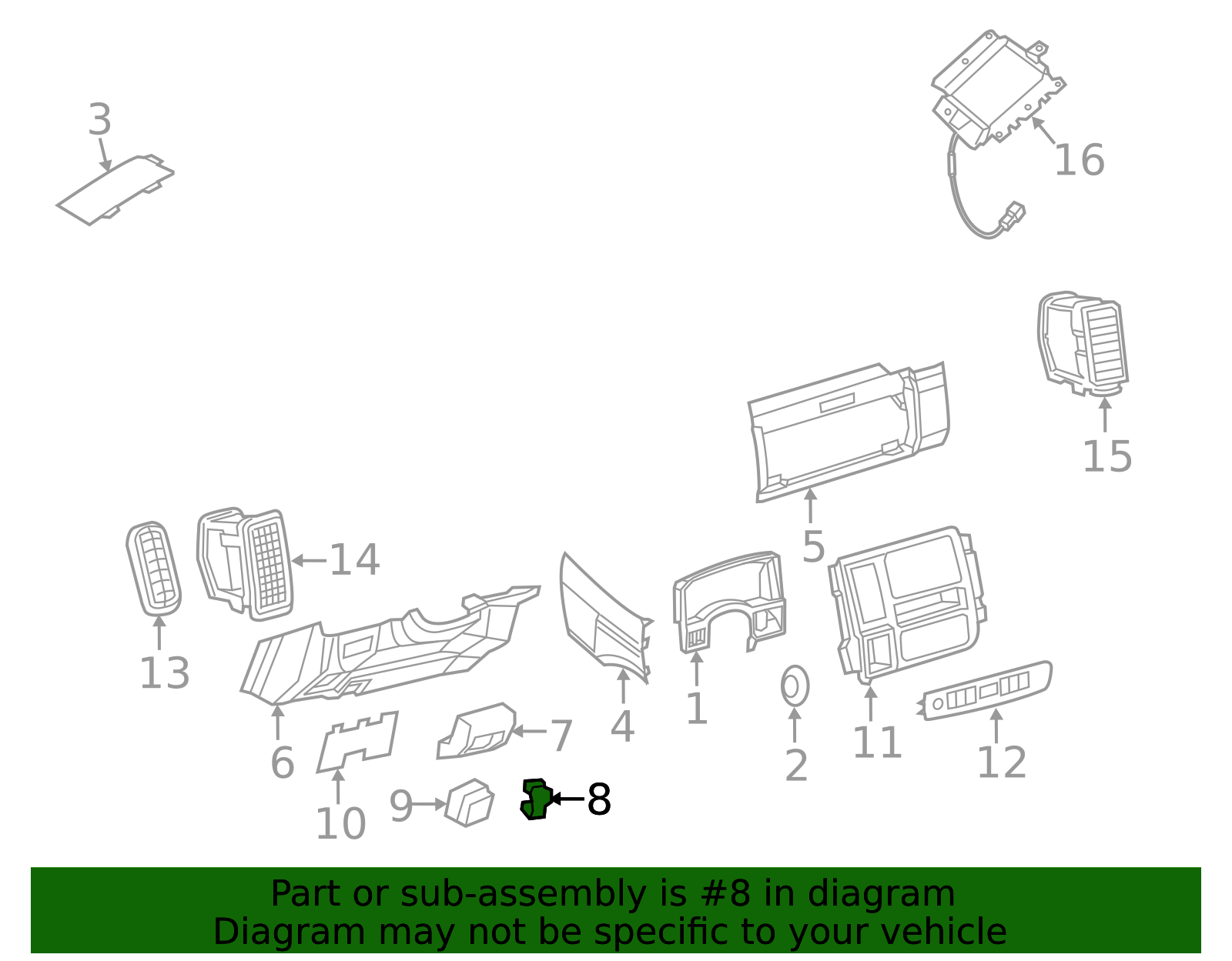 2005-2024 Nissan Instrument Panel Cover 68492-9BH0A | OEM Parts Online