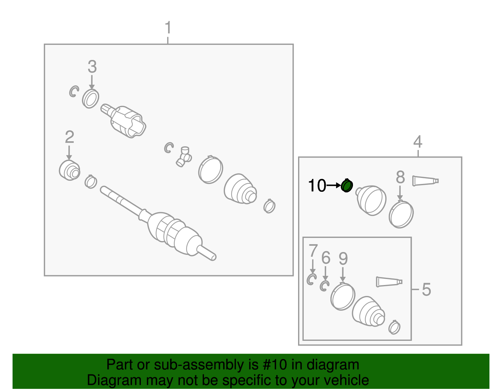 GM 88972696 Inner Boot Clamp | Genuine GM & AC Delco OEM Parts ...