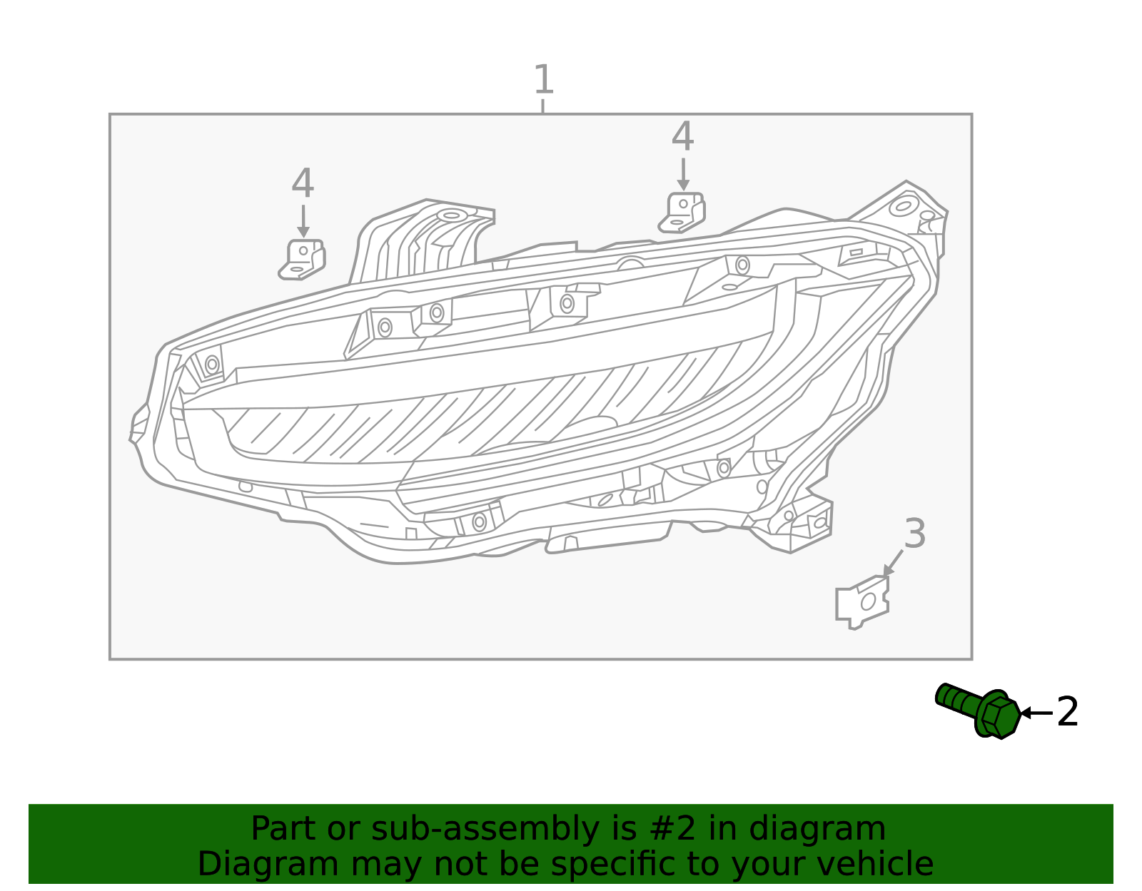 93405-06020-05 - Headlamp Assembly Upper Bolt 2017-2025 Honda | Honda ...