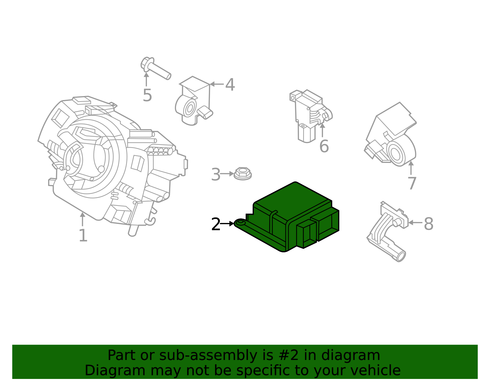 OEM Ford Sdm Module For 2020-2025 Ford - Part No. RB5Z-14B321-A | Karl ...