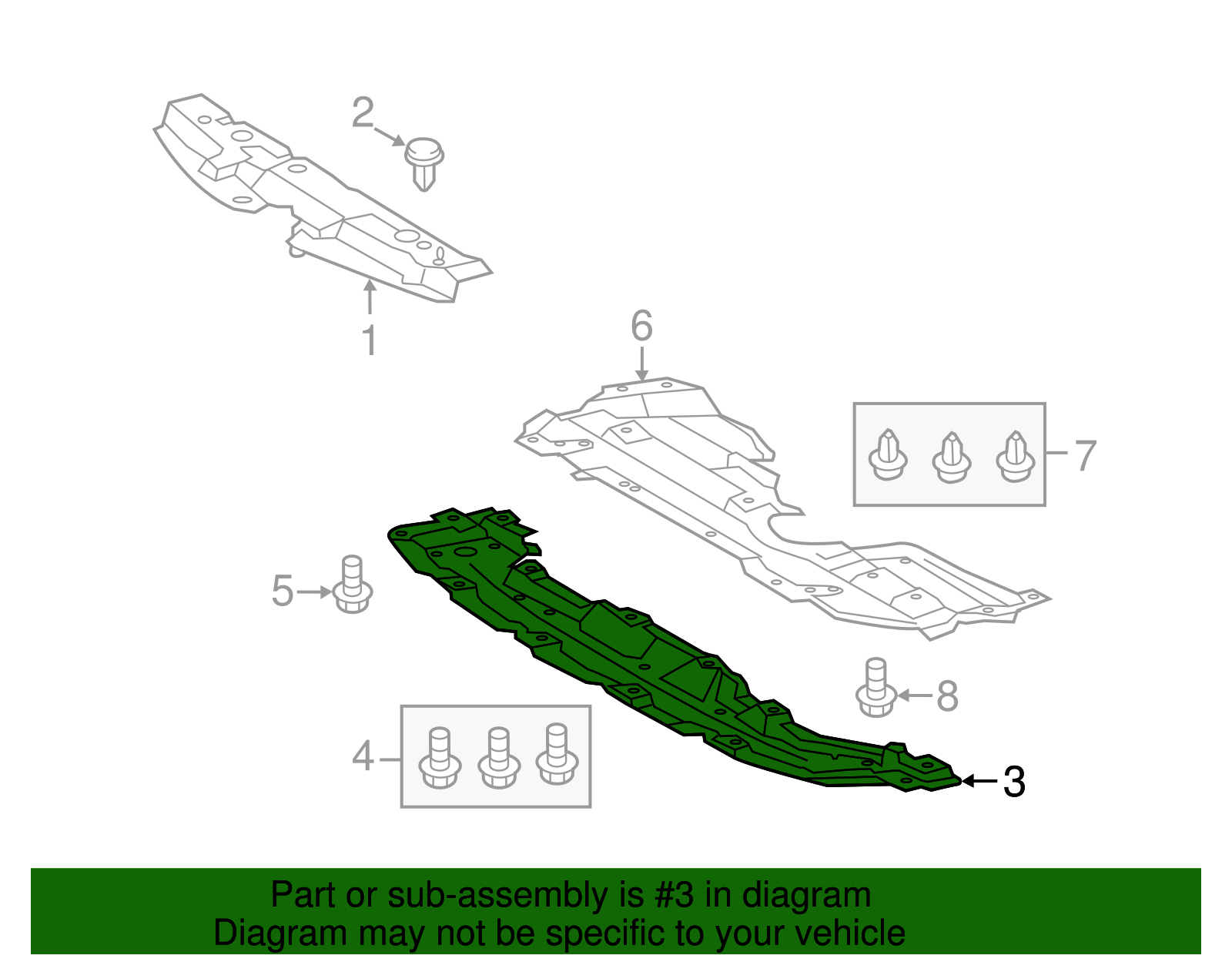 51451-21010 - Under Cover - 2011-2016 Scion tC | OEM Genuine Toyota Parts