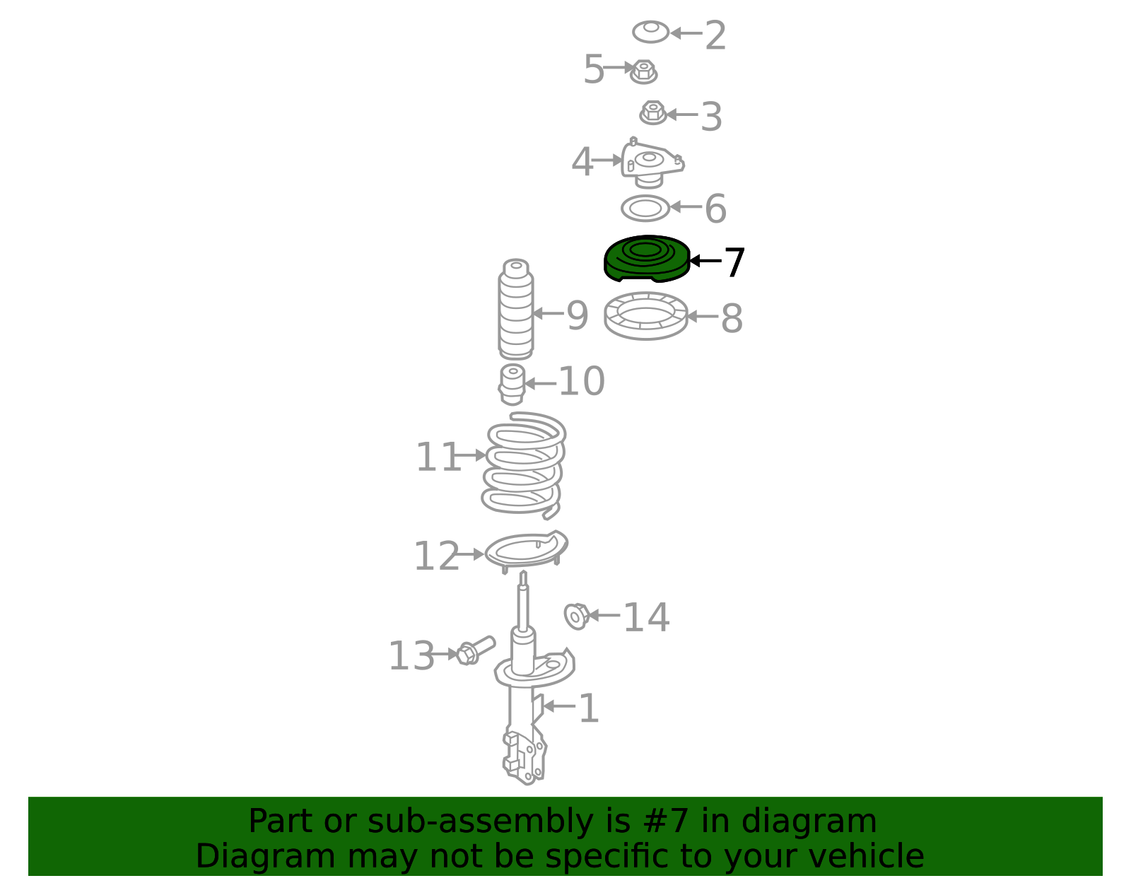 2007-2010 Hyundai Elantra Spring Seat 54623-1H000 | MotorMotor