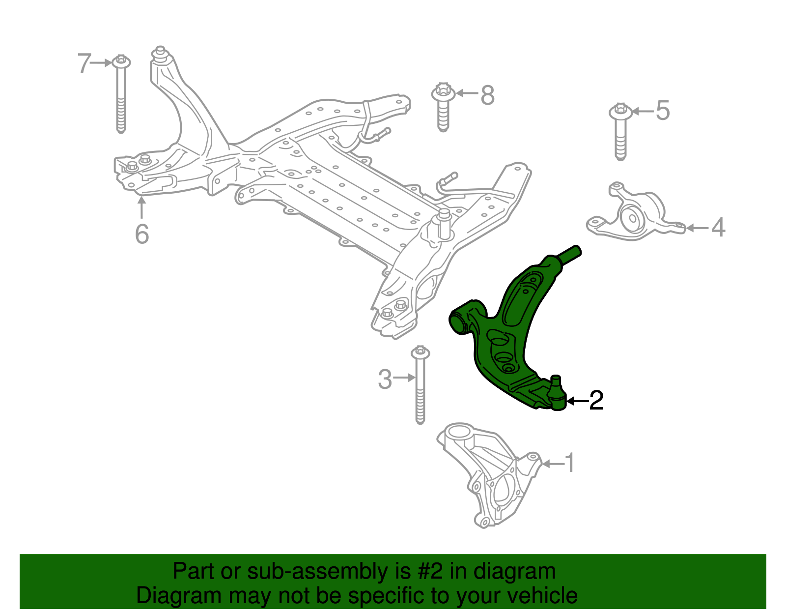 31-12-6-879-842 - Lower Control Arm | BMWPartsHub