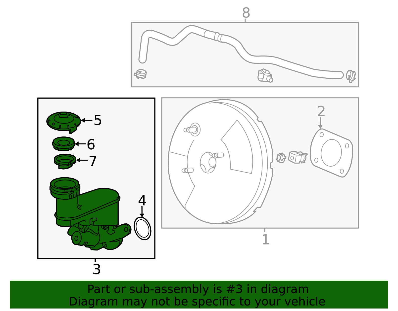 OEM 2013-2017 Honda Accord Master Cylinder 46100-T2A-A02 | Honda ...