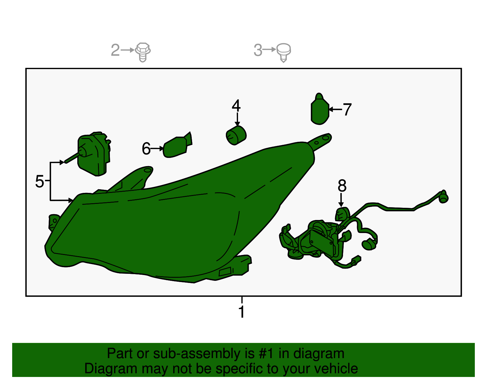 2017-2018 Subaru Forester Composite Assembly 84002SG273 | Subaru Parts Guys