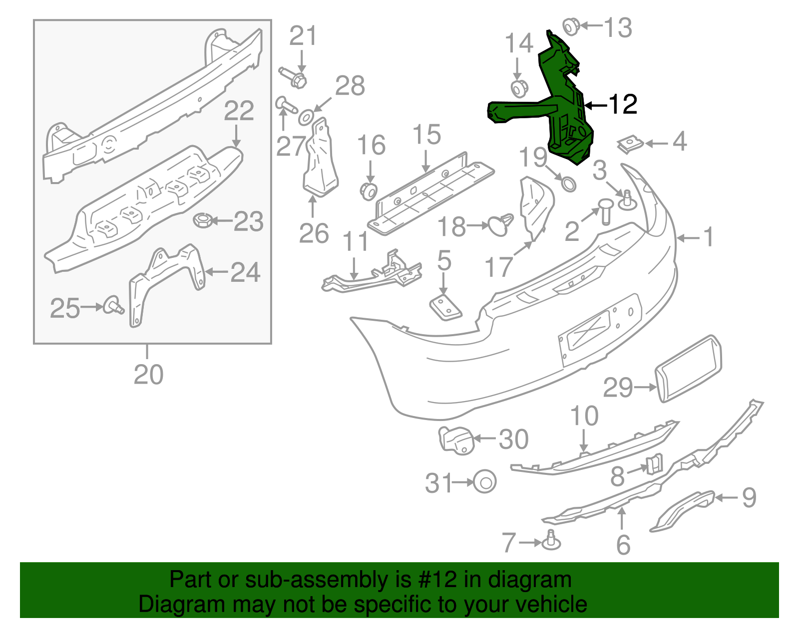 2013-2016 Porsche Side Support 981-505-632-02 | Sunset Porsche Parts
