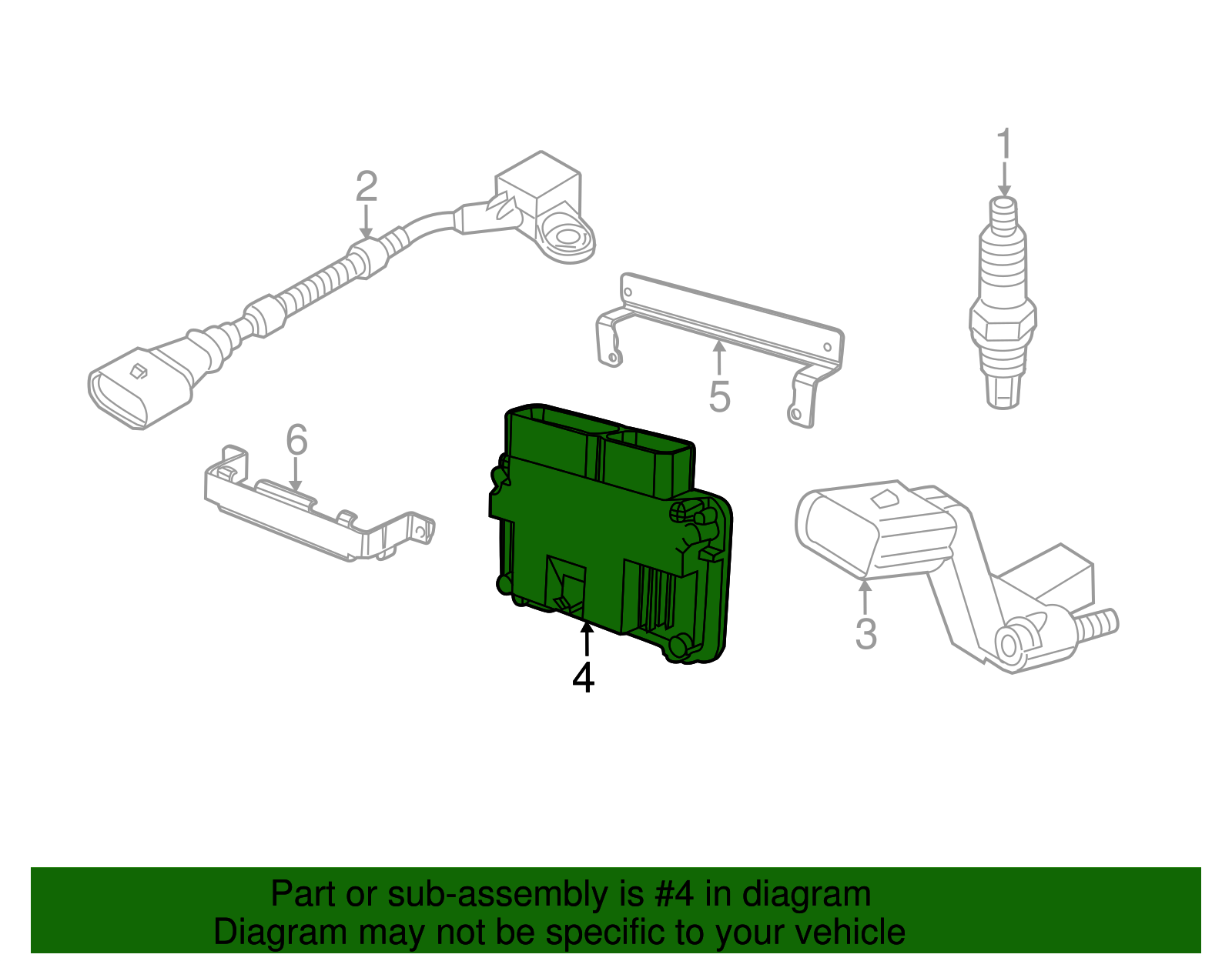2011 Volkswagen Jetta Ecm 03L-997-030-Q | VW Direct Auto Parts