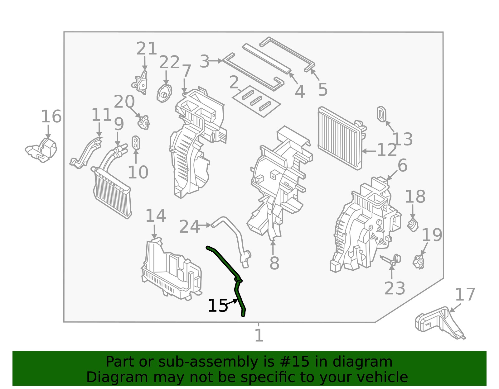 2021-2025 Kia Sorento | Drain Hose | 97173-P4000 | Kia Auto Parts