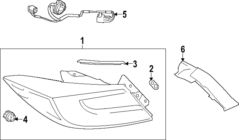 2022-2025 Toyota GR86 Tail Lamp SU003-11320 | Toyota Parts Center