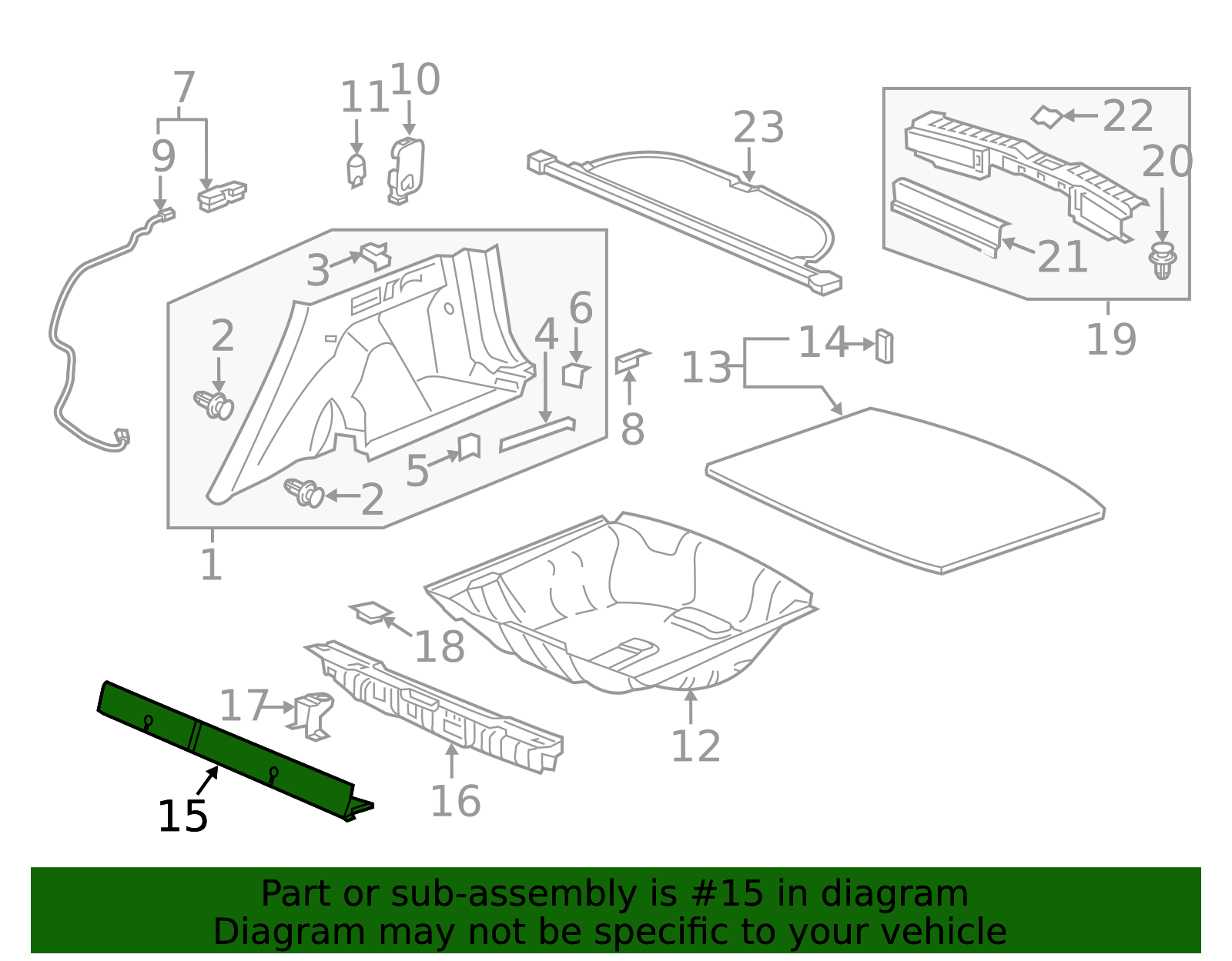 84523-TLA-A01ZB - High-Quality Floor Cover Panel for 2017-2022 Honda CR ...