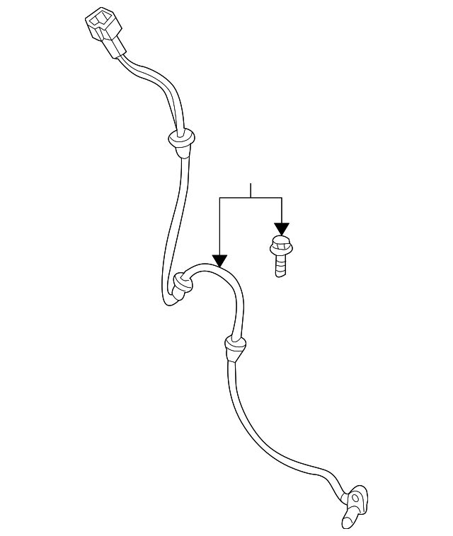 2004-2012 Nissan ABS Sensor D7900-ZC30A | Nissan Parts Central