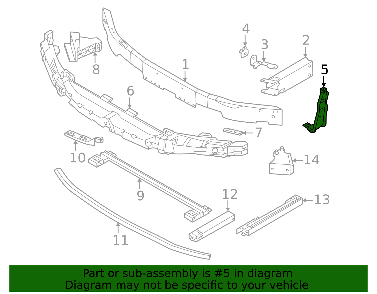 51117301585 - 2016-2024 BMW Side Brace (51-11-7-301-585) | BMW of South ...